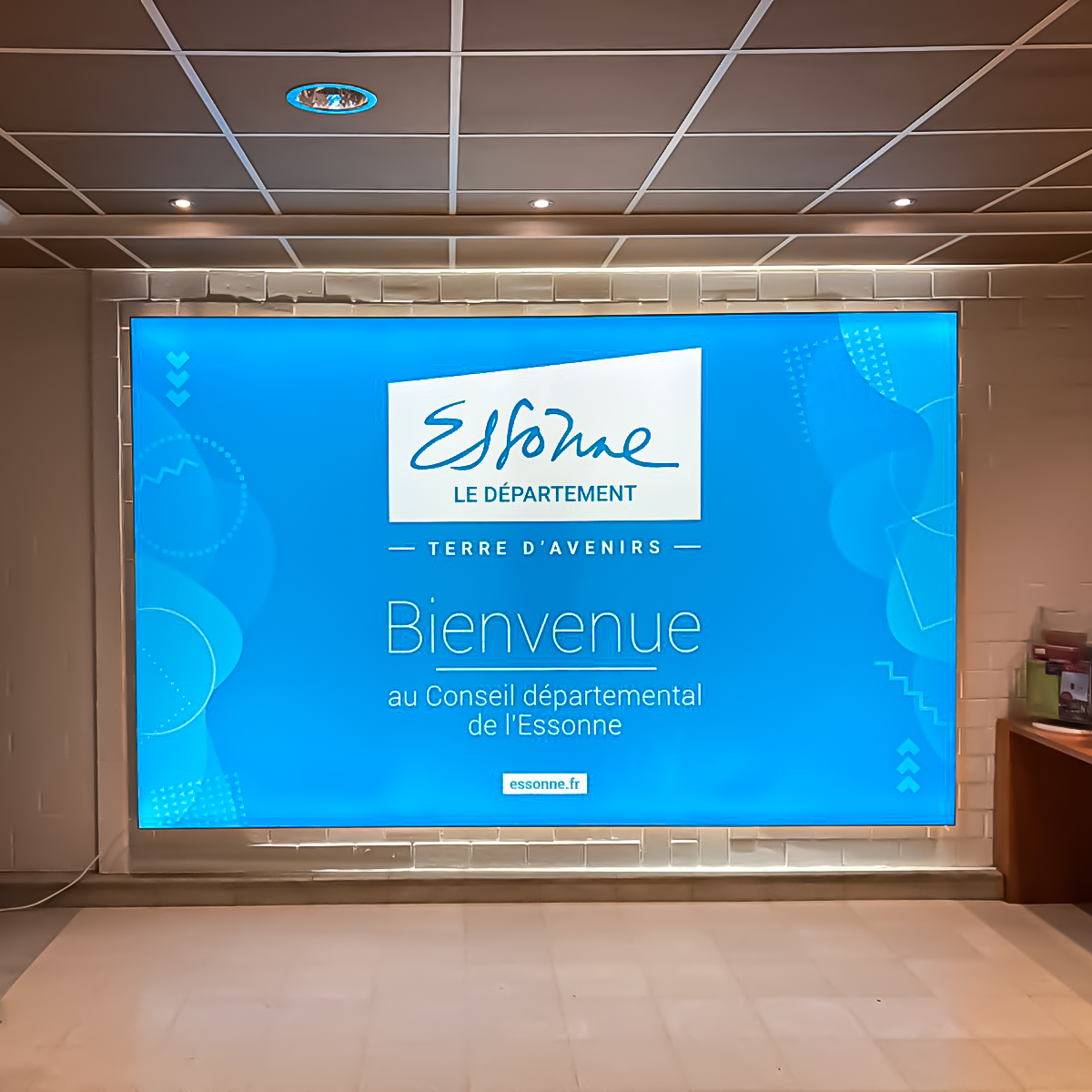 Cadre textile mural – CIDI Groupe